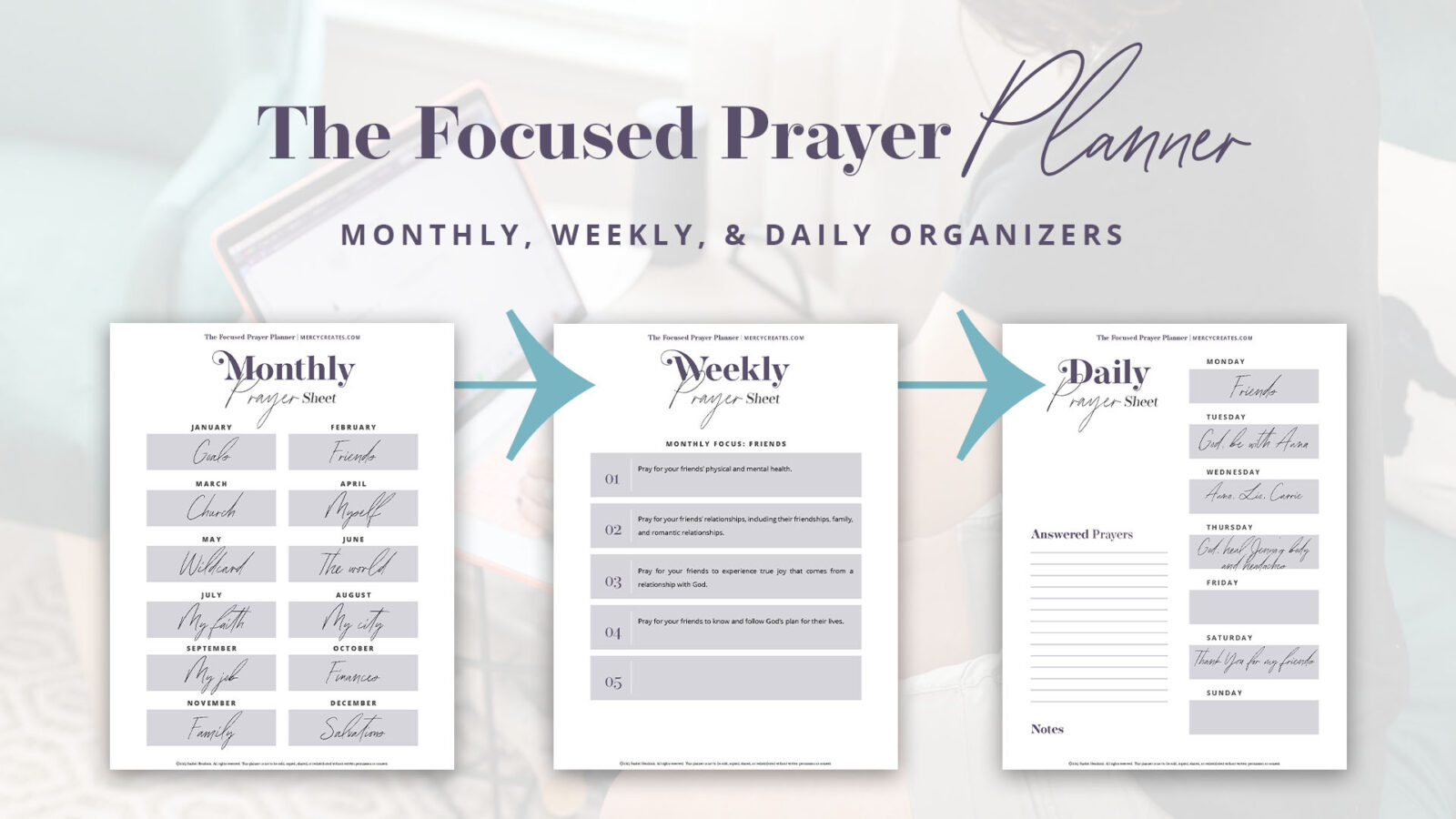 Focused Prayers Are Powerful Prayers - mercycreates.com